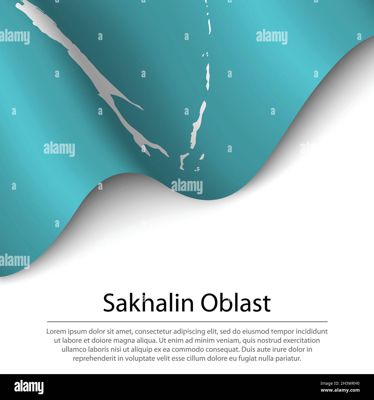 Sakhalin flag hi-res stock photography and images - Alamy