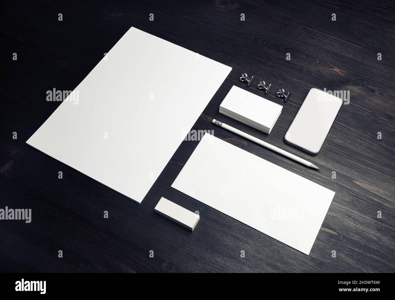 Blank branding identity Stock Photo - Alamy