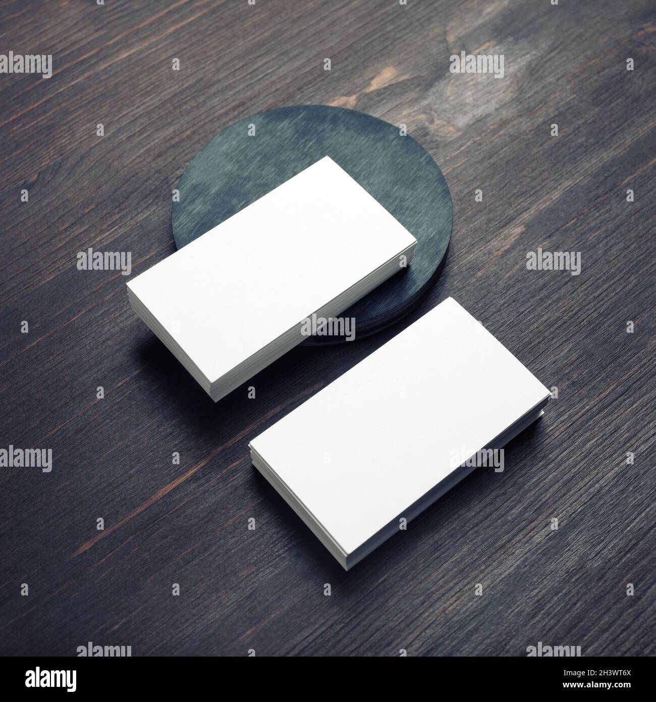 White business cards Stock Photo - Alamy