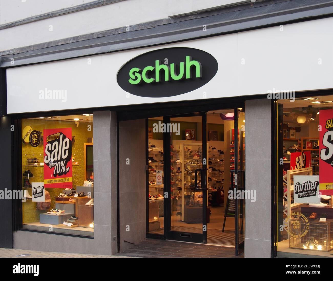 Leeds, west yorkshire, united kingdom the front of the shuh retail ...