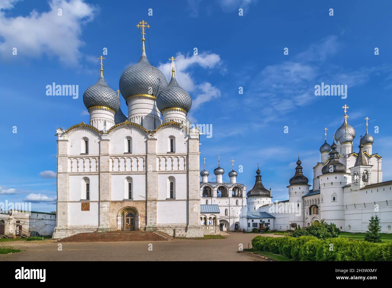Rostov Kremlin, Russia Stock Photo - Alamy