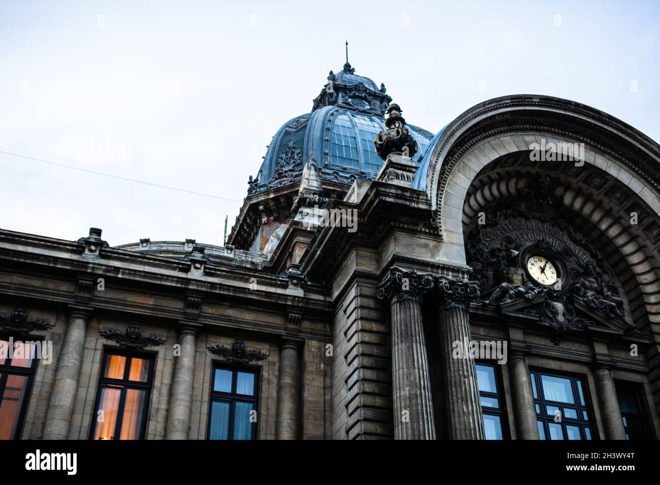 Old and new buildings of Bucharest capital of Romania, 2021 Stock Photo ...