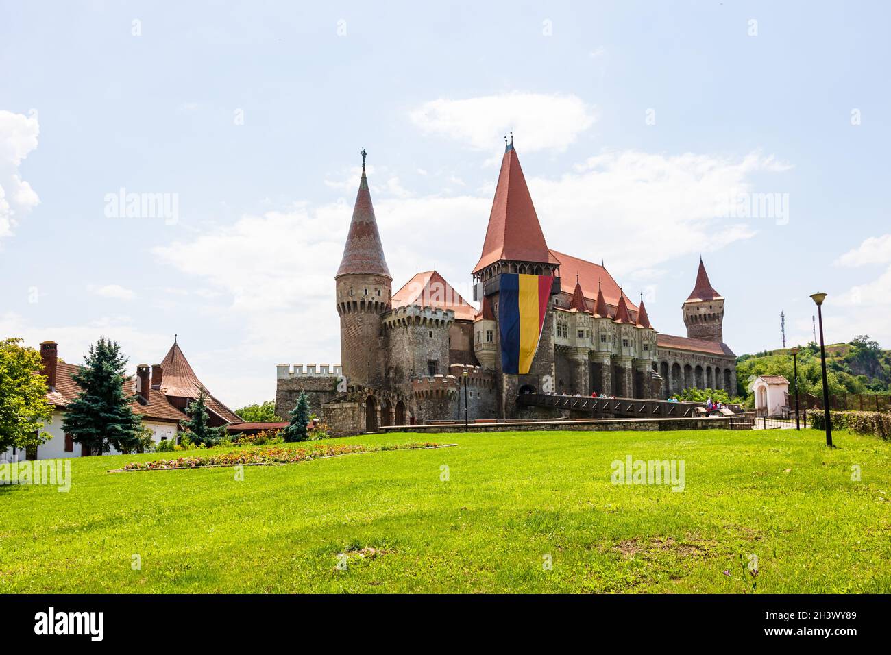 Corvin Castle,or Hunyad Castle is a gothic castle located in ...