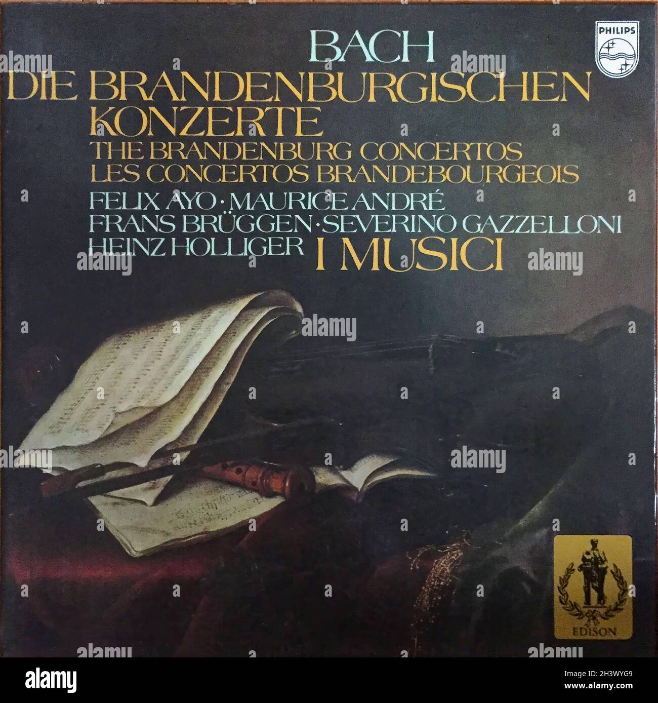 Bach Brandenburg Concerti - I musici Philips - Classical Music Vintage ...
