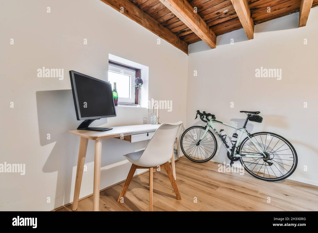 A cozy and spacious office room in a luxury design Stock Photo - Alamy