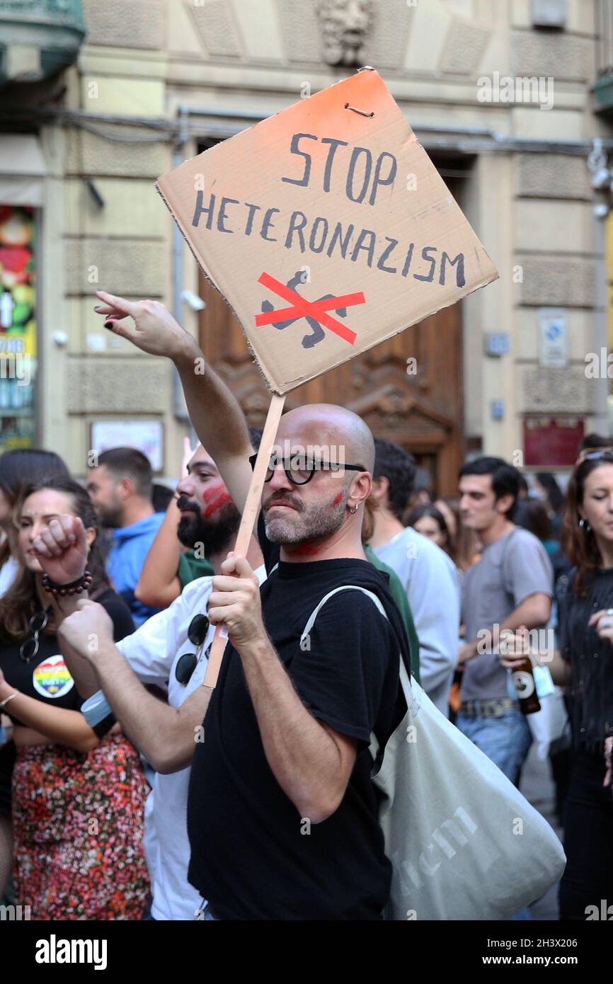 Palermo, Italy. 30th Oct, 2021. in the photo the drag queens at the ...