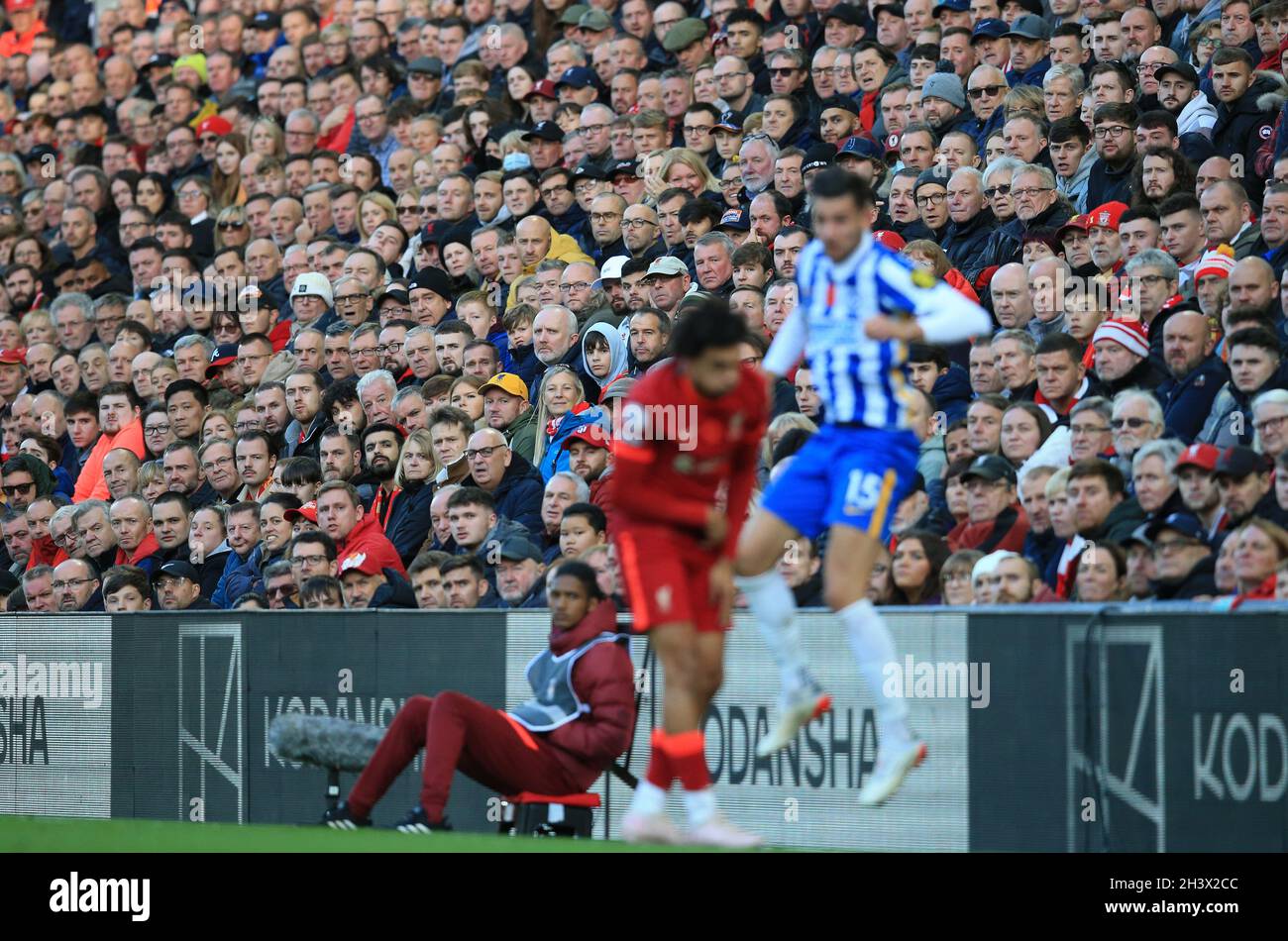Anfield, Liverpool, UK. 30th Oct, 2021. Premier League football ...