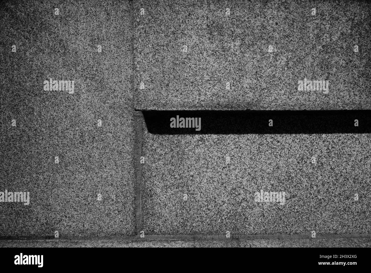 Black and white close up of architectural element resulting in abstract ...