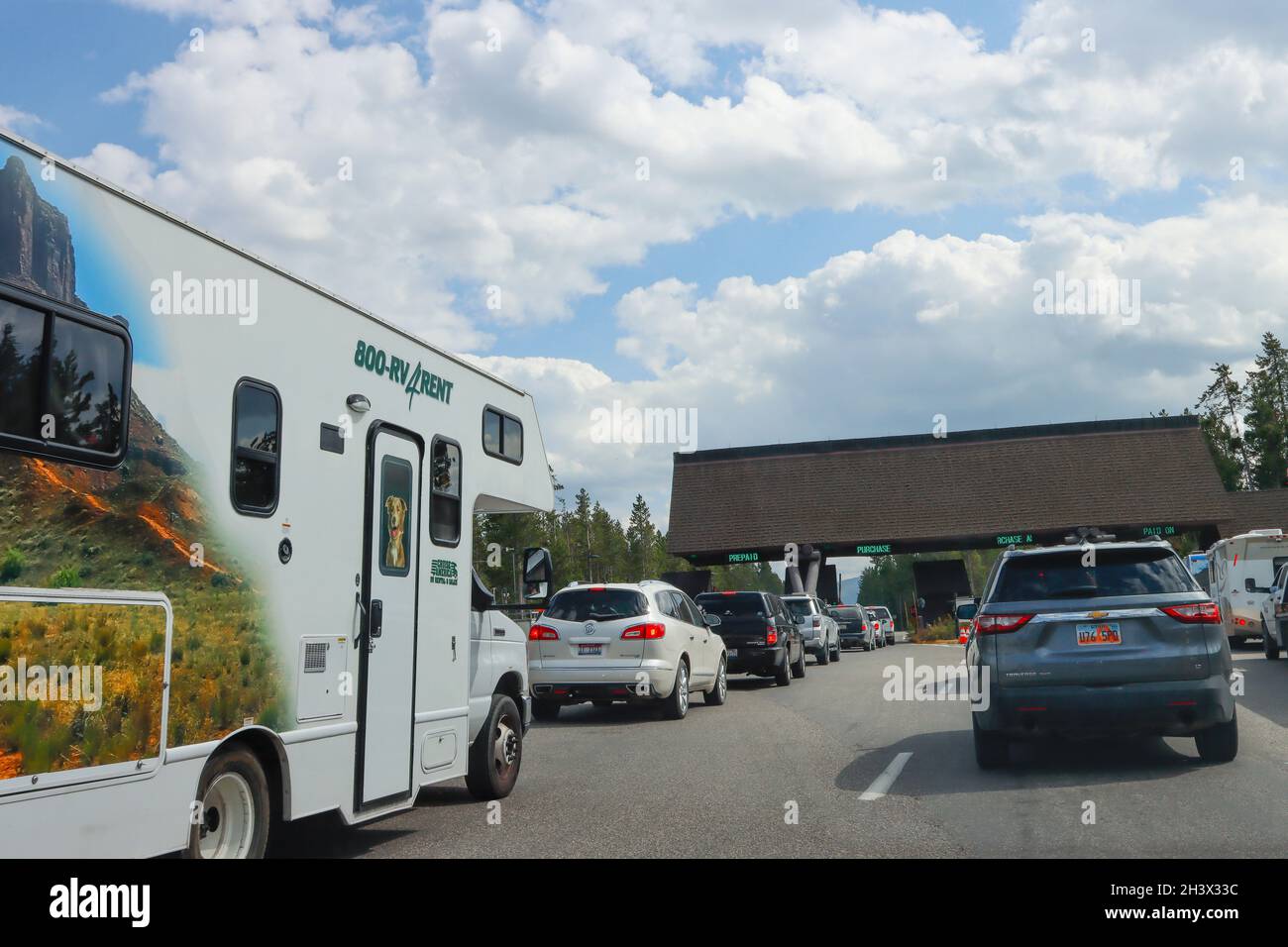 Rv park entrance hi-res stock photography and images - Alamy
