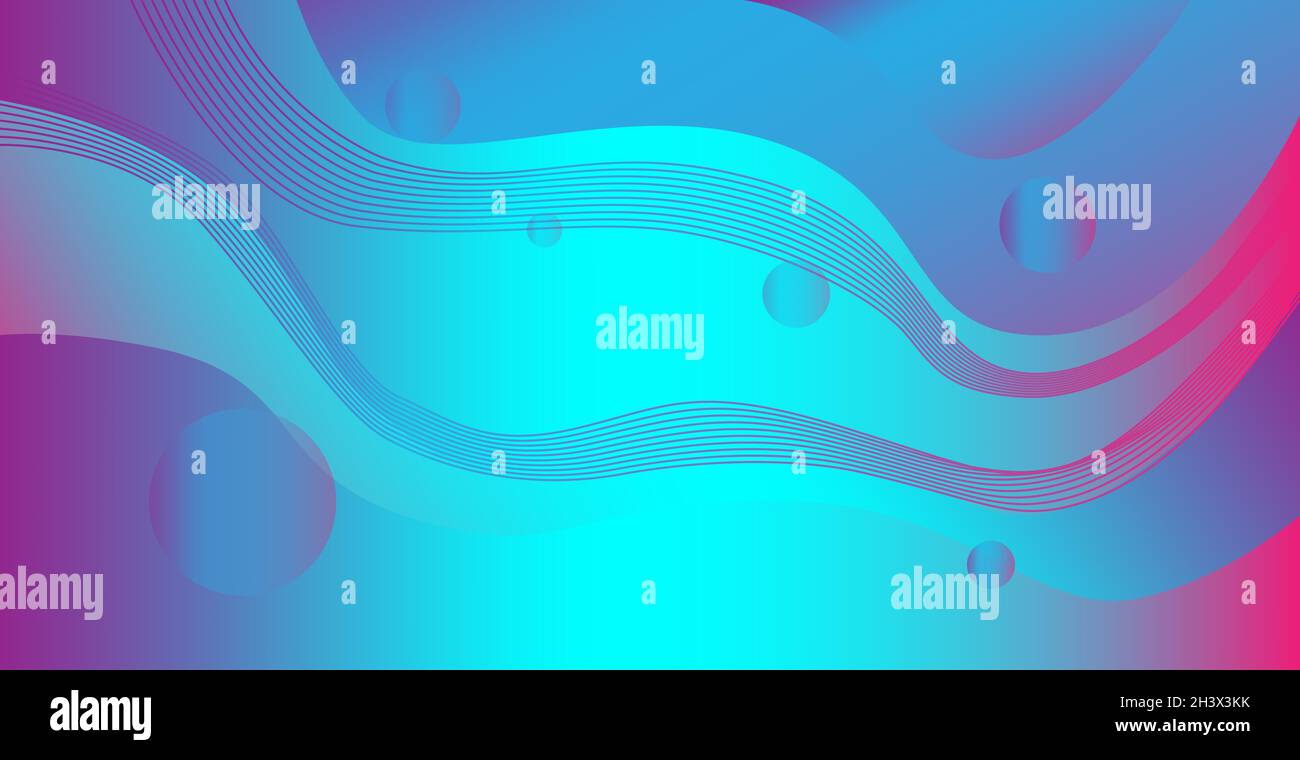 Abstract gradient background with different geometric shapes - Vector ...