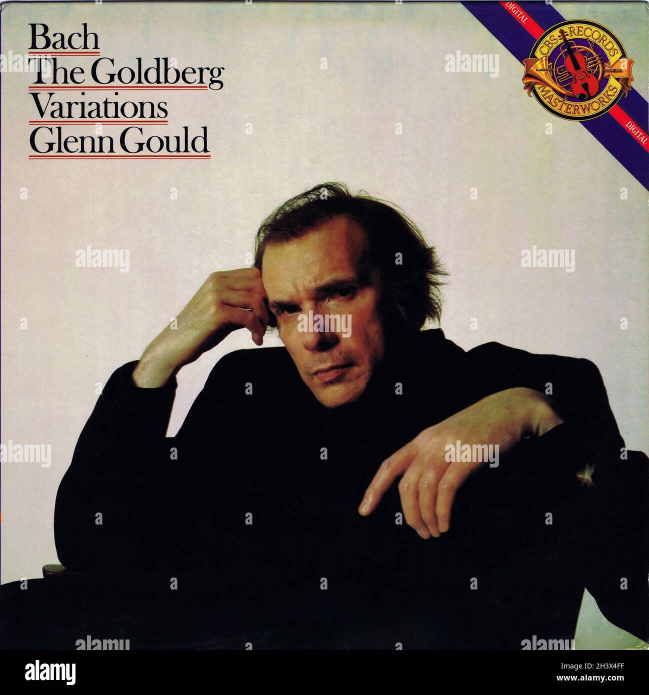 Bach Goldberg Variations - Gould CBS Masterworks - Classical Music Vintage Vinyl Record Stock ...