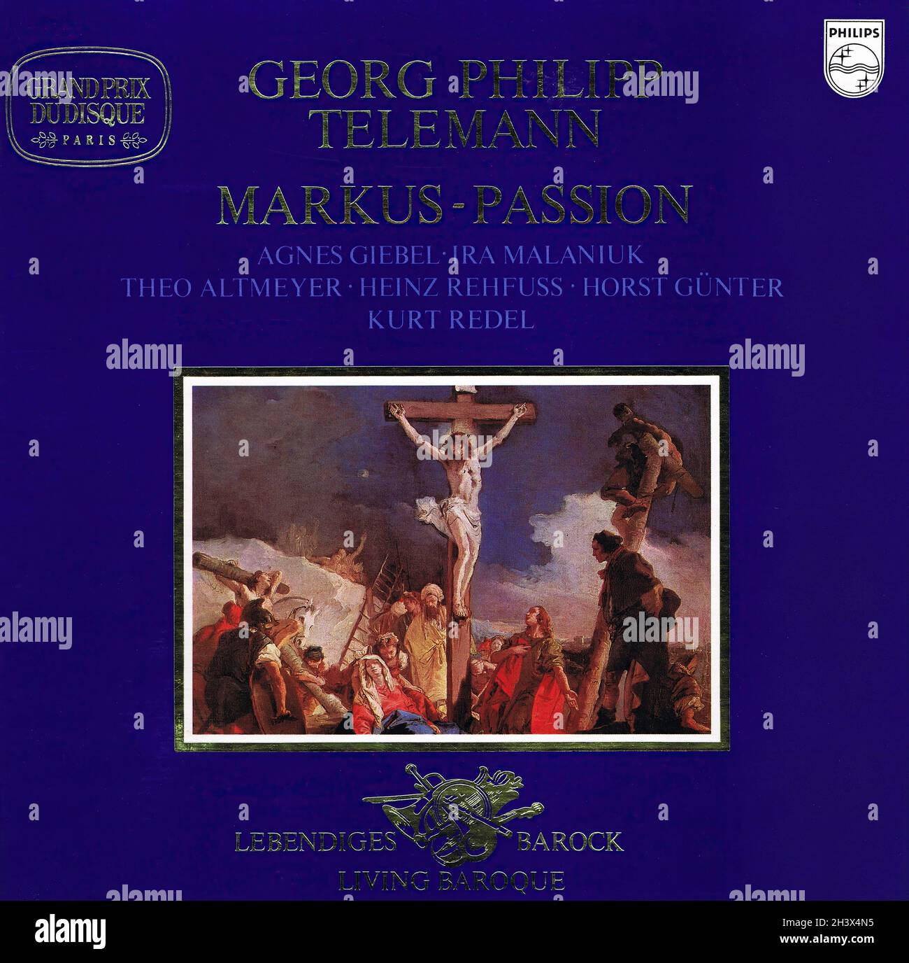 Telemann Markus-Passion - Redel Philips - Classical Music Vintage Vinyl ...