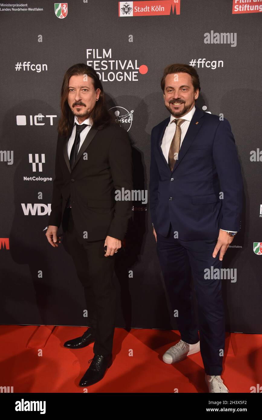 Cologne, Germany. 28th Oct, 2021. Dean Baykan and Romano Brusa, l-r ...