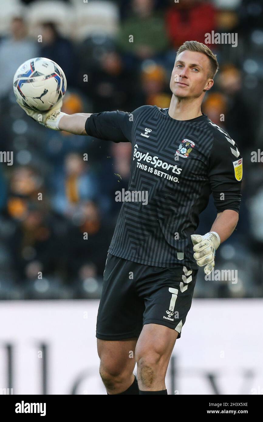 Simon Moore #1 of Coventry City during the game Stock Photo - Alamy