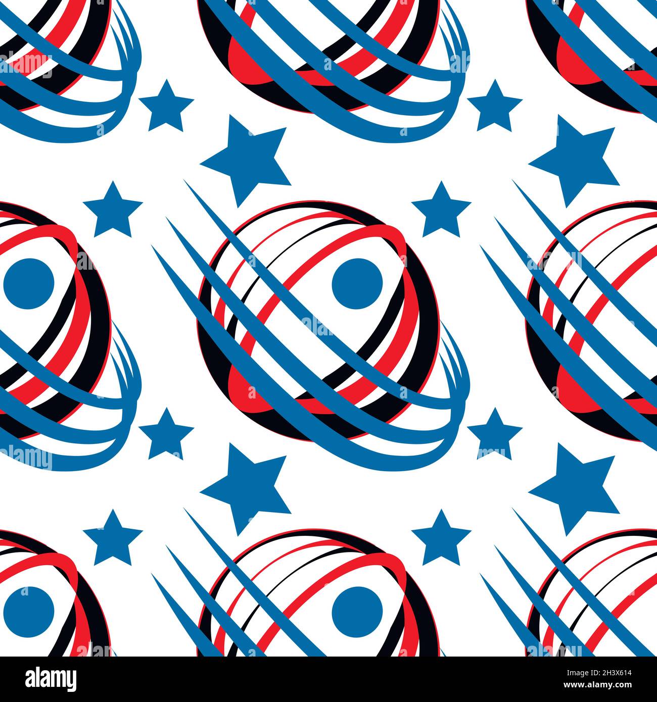 Seamless pattern, infinite texture - Illustration on a square ...