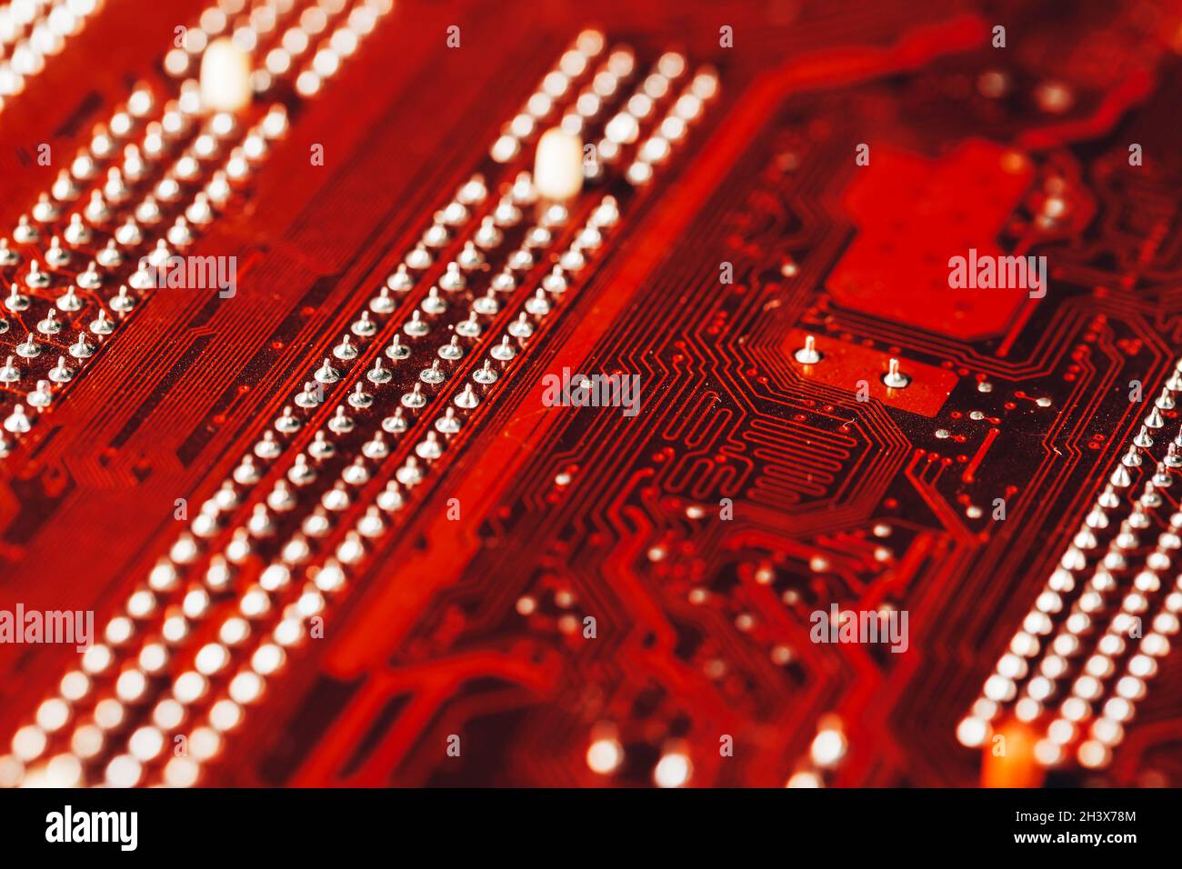 Computer mother board close up.Computer parts Stock Photo - Alamy