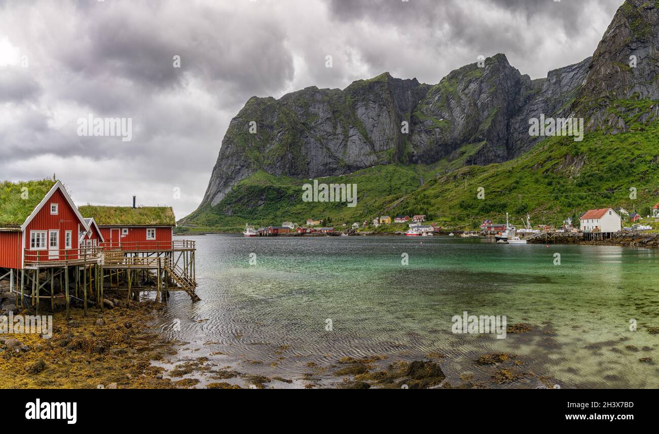 Moskenes village hi-res stock photography and images - Alamy
