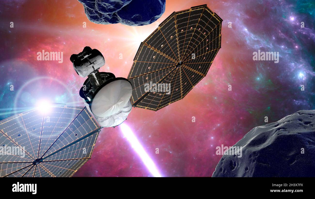 Lucy is a NASA space probe on a twelve-year journey to eight different ...