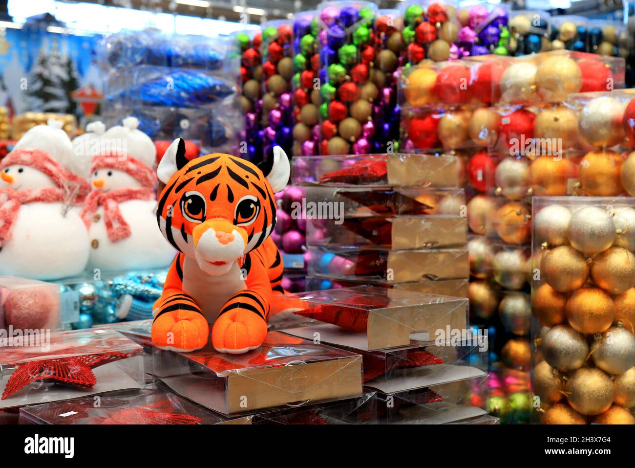 Cheerful Funny Tiger Symbol Of New Year 2022 On The Background Of cheerful-funny-tiger-symbol-of-new-year-2022-on-the-background-of