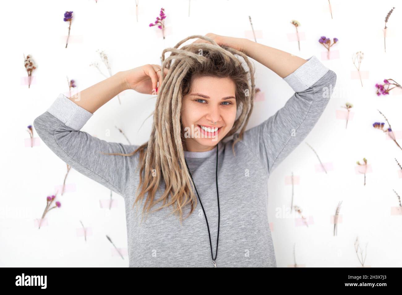 Happy dreadlocks hi-res stock photography and images - Alamy