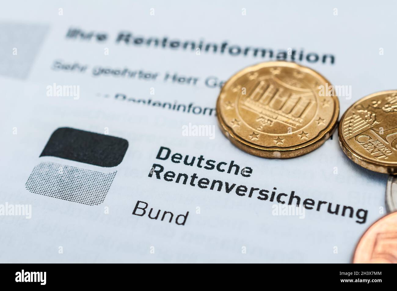 Deutsche Rentenversicherung Bund - Rente mit 68 Stock Photo - Alamy