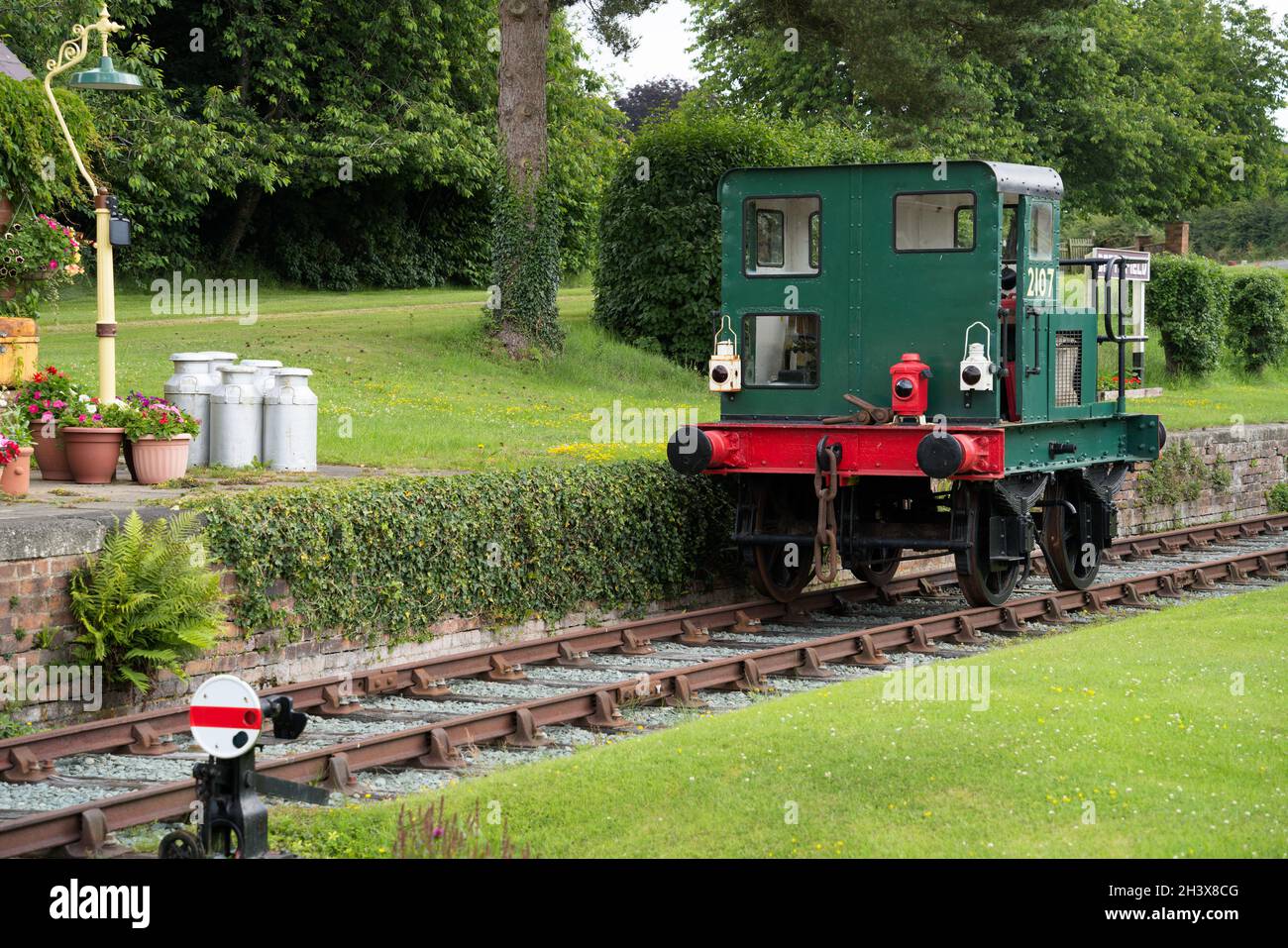 BETTISFIELD, CLWYD, WALES - JULY 10 : View of an old railway vehicle in ...