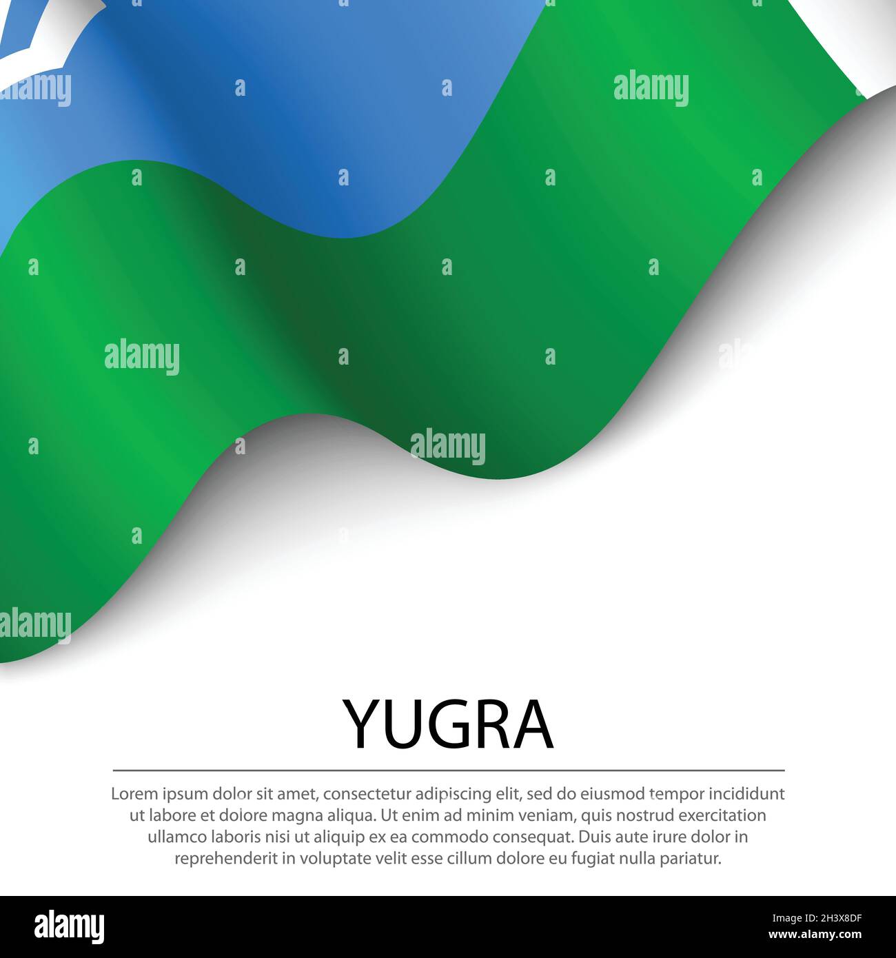 Yugra flag hi-res stock photography and images - Alamy