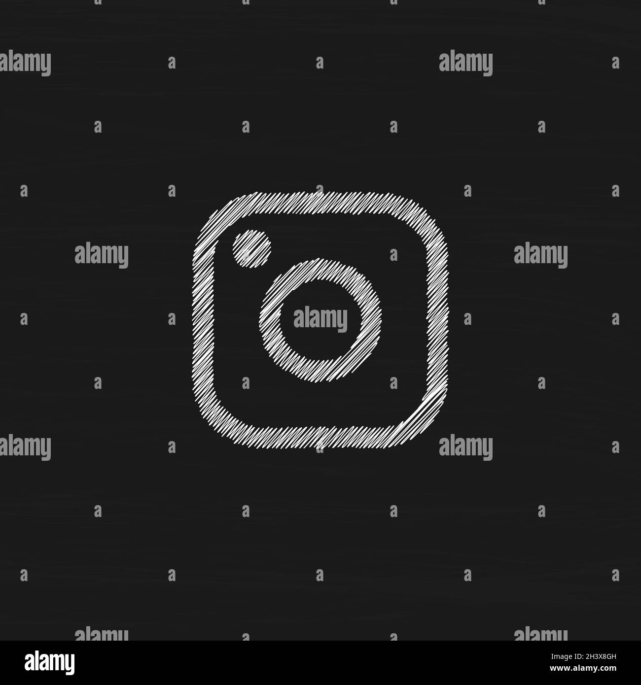Simple Camera icon. Instagram social media logo vector Stock Vector ...