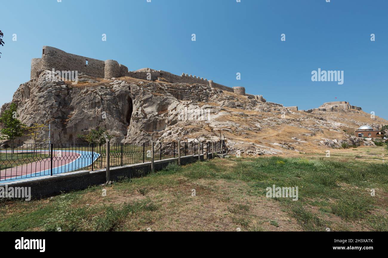 Van fortress (Van city, Van Province, Eastern Anatolia, Turkey Stock ...