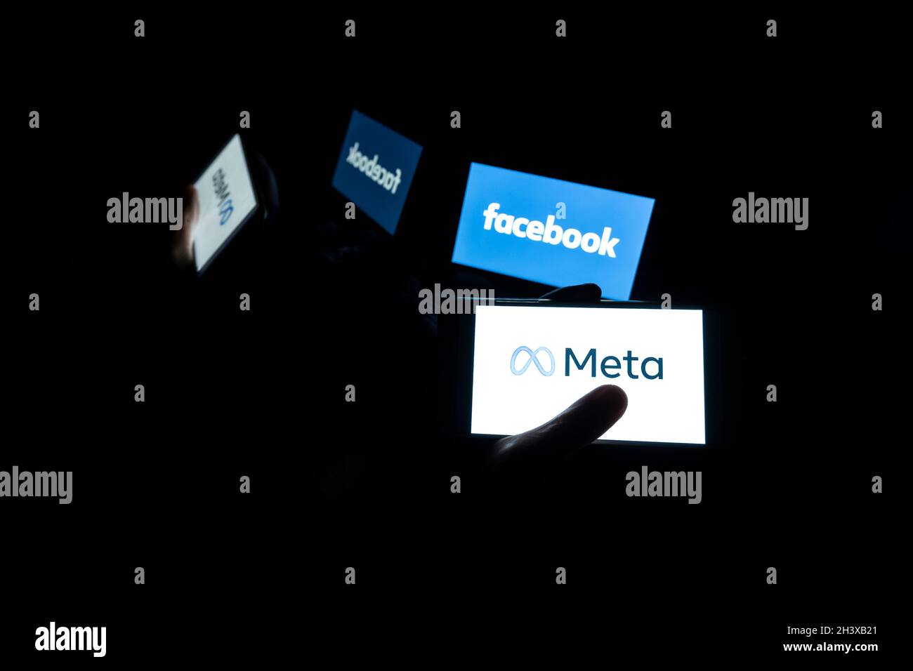 Facebook rebrand hi-res stock photography and images - Alamy