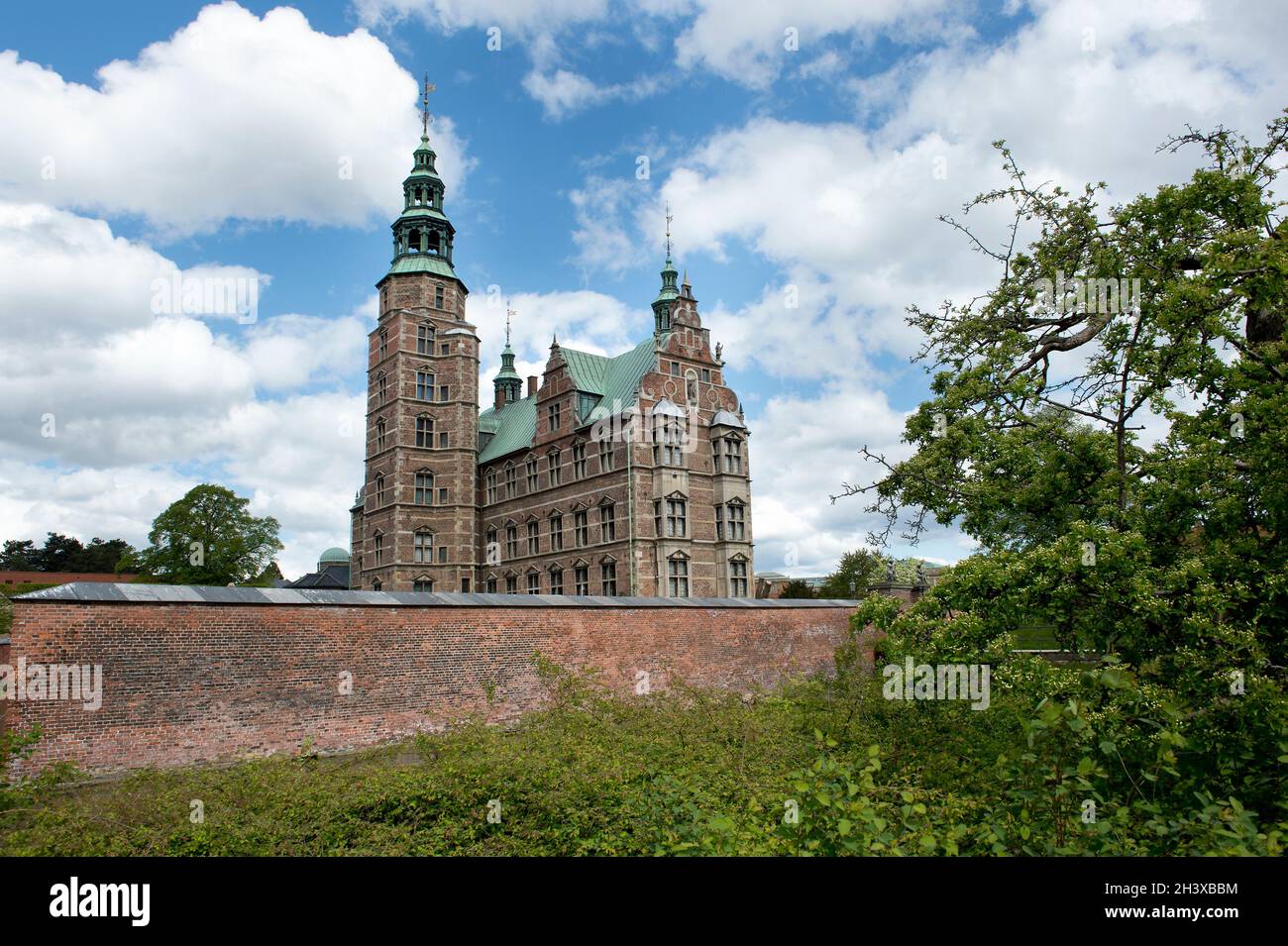 Exterior view of the Rosenborg castle in Copenhagen Stock Photo - Alamy
