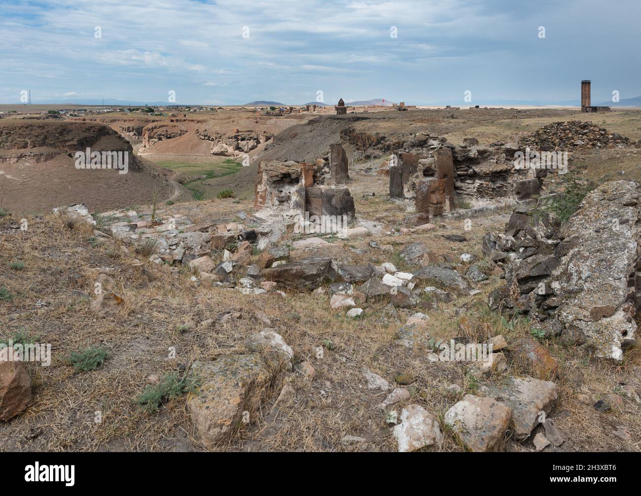 Ruined old Armenian capital Ani Stock Photo - Alamy