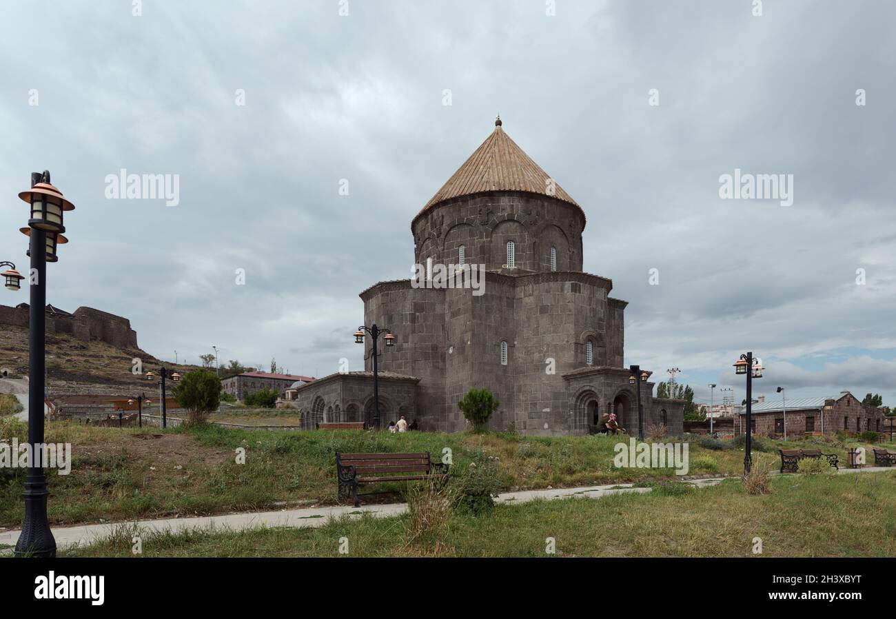 Merkez Kumbet mosque in Kars, former Cathedral of Kars, also known as ...