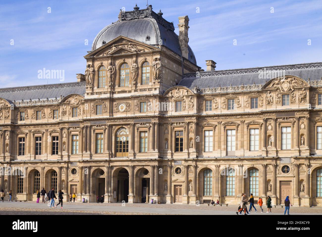 France, Paris, Louvre, palace, museum Stock Photo - Alamy