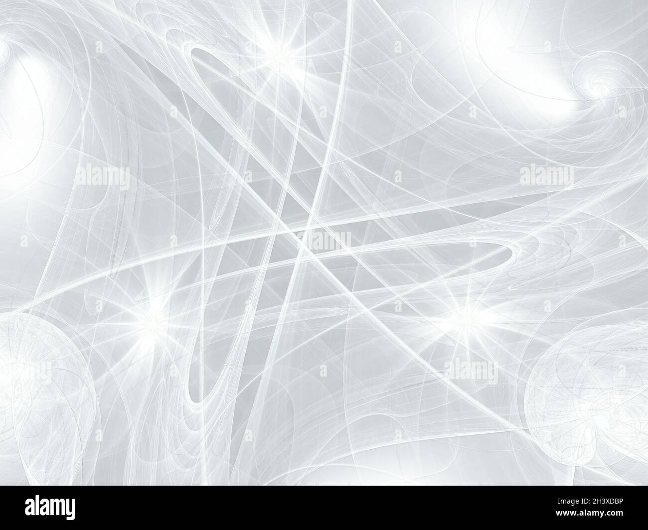 White fractal background or texture- computer generated illustration ...