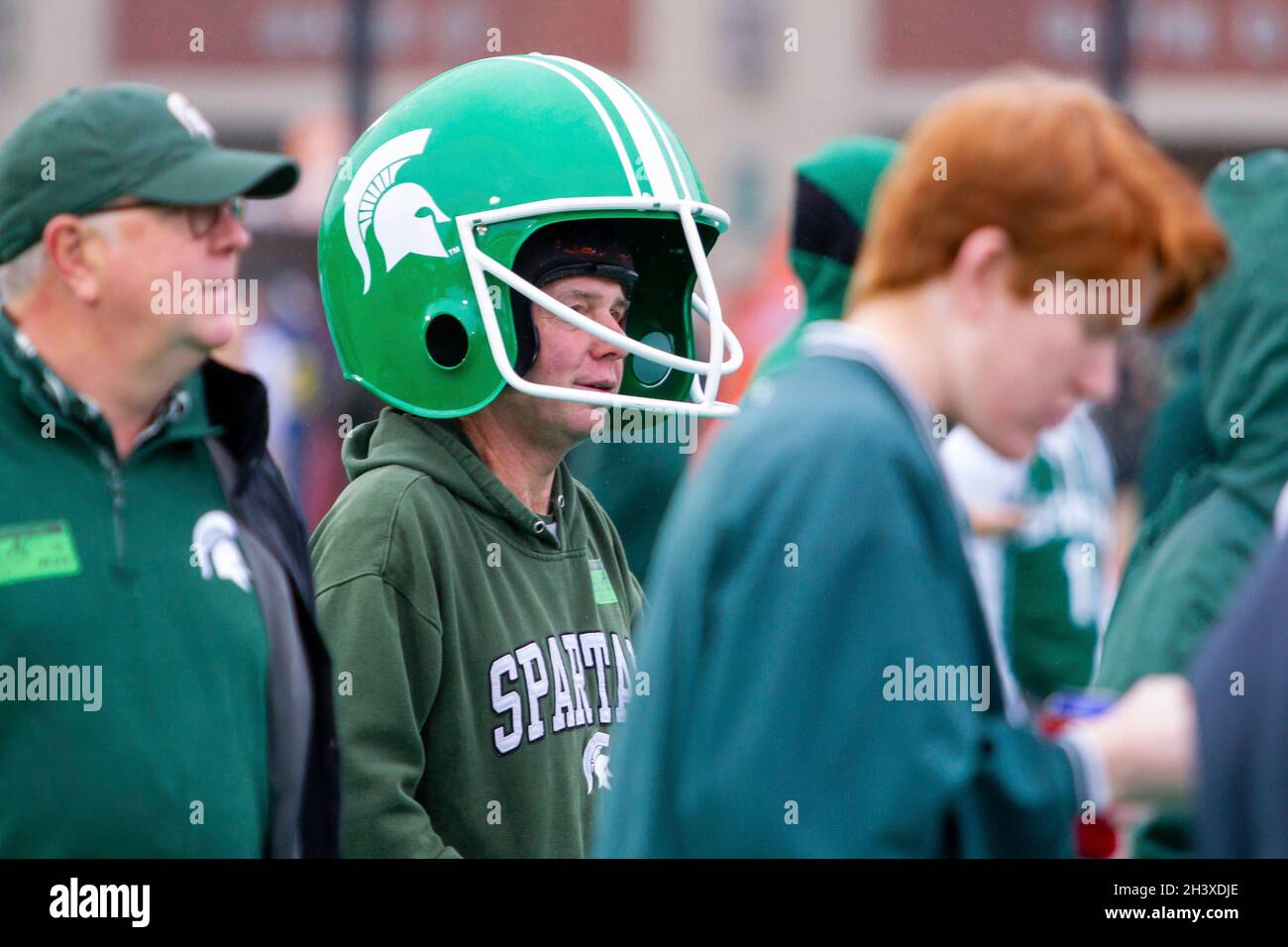East Lansing, Michigan, USA. 30th Oct, 2021. Michigan State fans ...