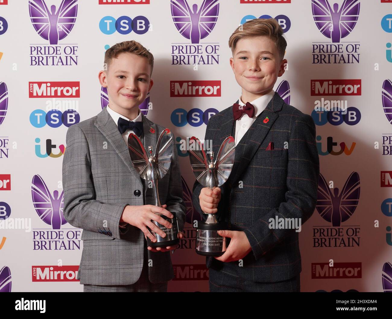 Good Morning Britain Young Fundraiser award winners Hughie Higginson ...