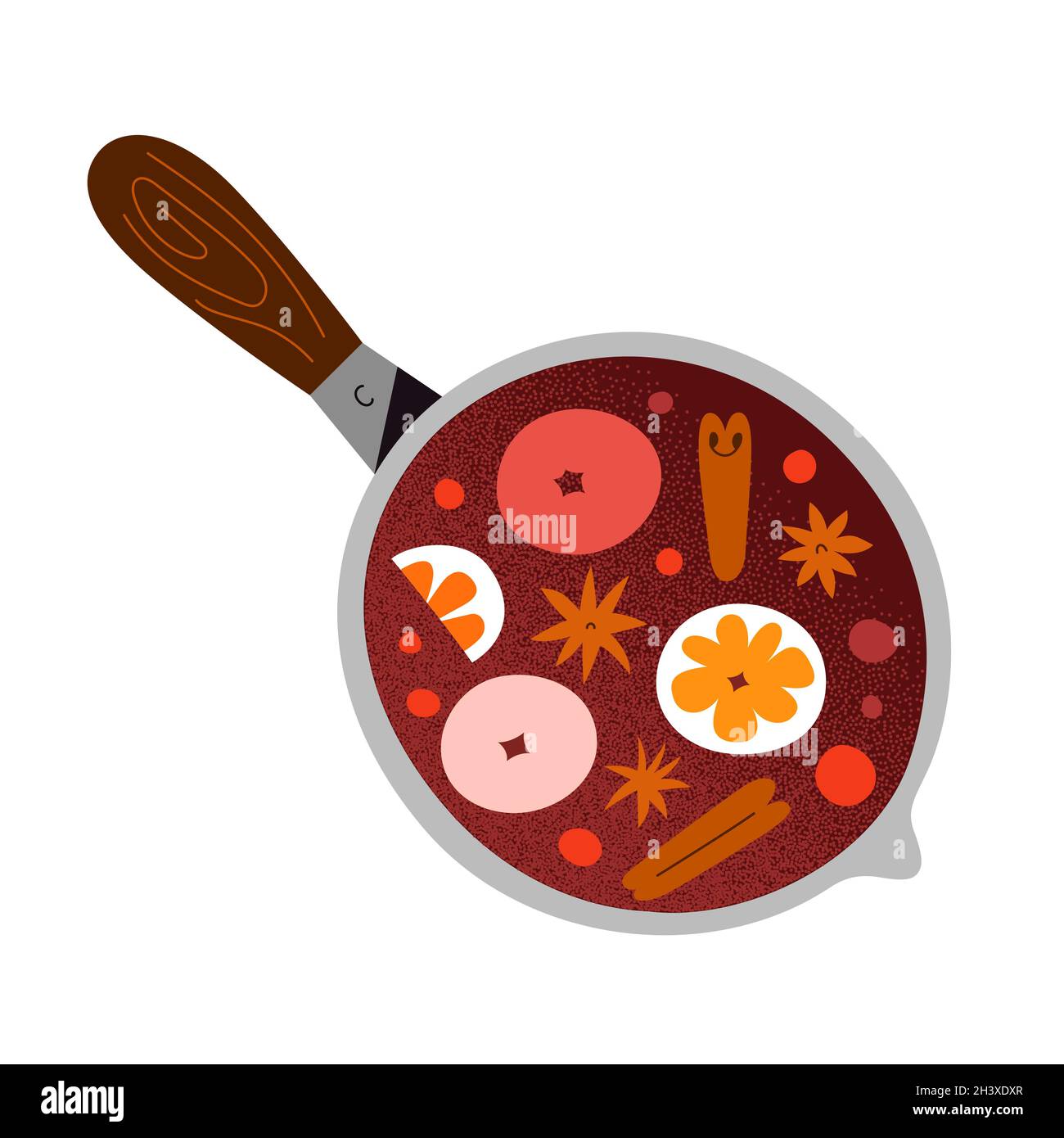 Christmas winter alcohol drink Stock Vector Images - Alamy