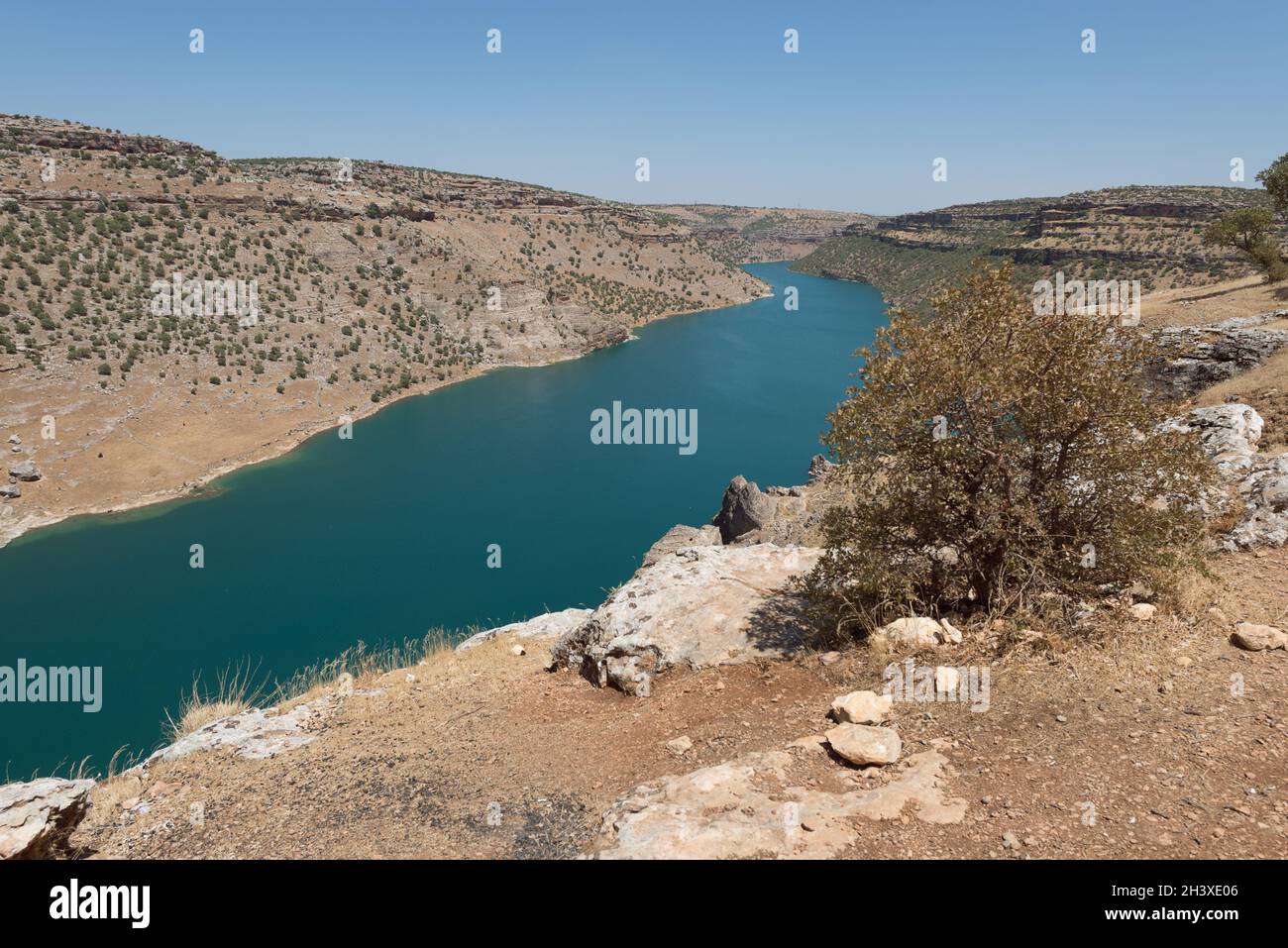 Valley of the Tigris near Egil town, Diyarbakir province, Turkey Stock ...