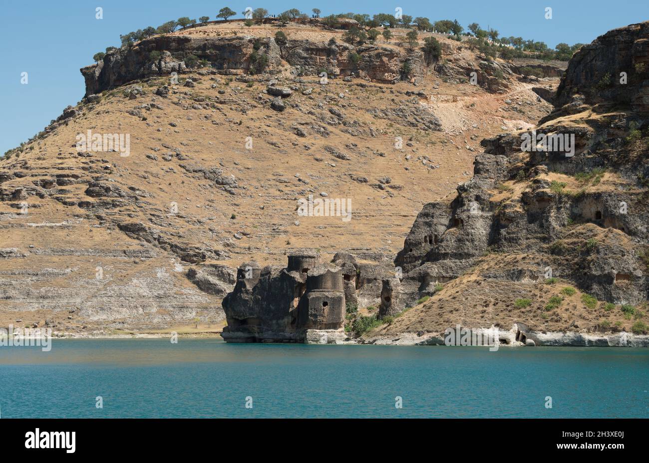 Tombs of Assyrian kings in valley of the Tigris by Egil town ...