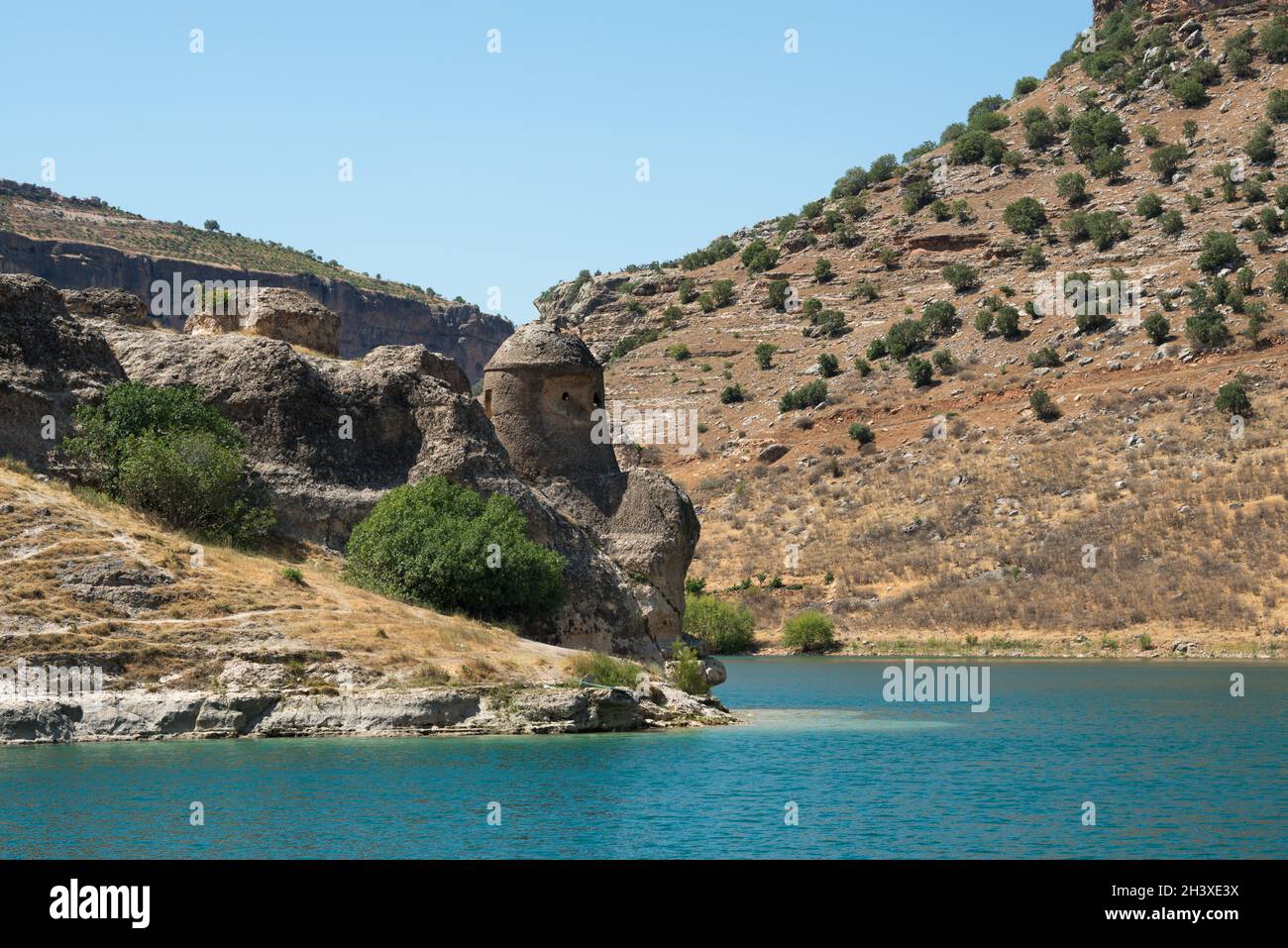 Tomb of Assyrian king by the Tigris river, Egil, Diyarbakir province ...