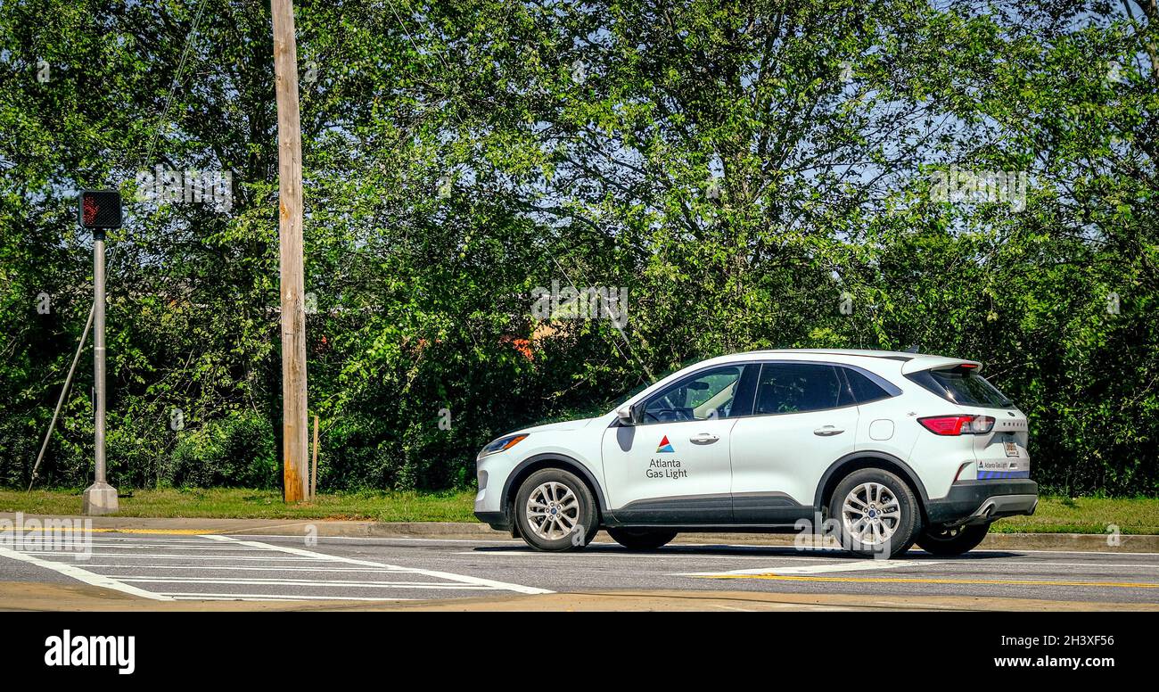 Atlanta Gas LIght Vehicle Stock Photo - Alamy