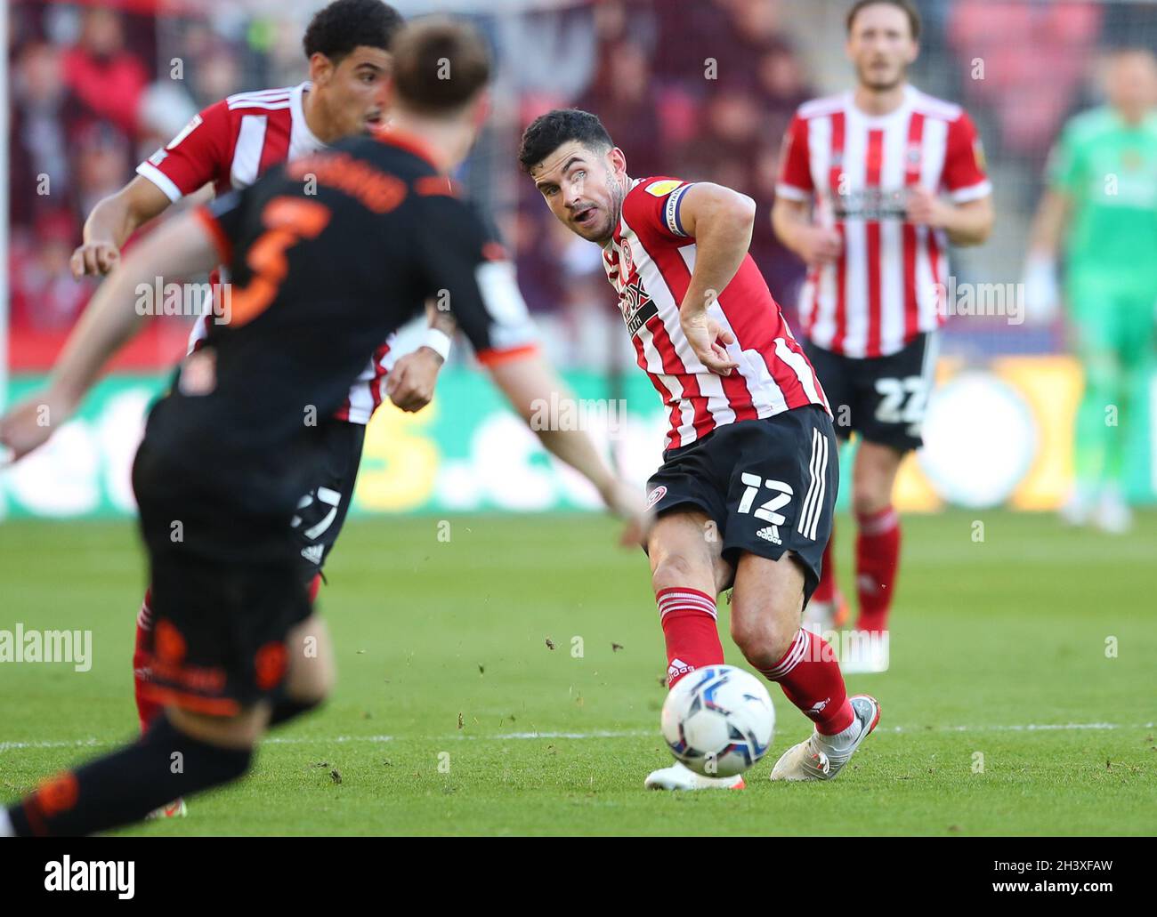 Sheffield, England, 30th October 2021. John Egan of Sheffield Utd ...
