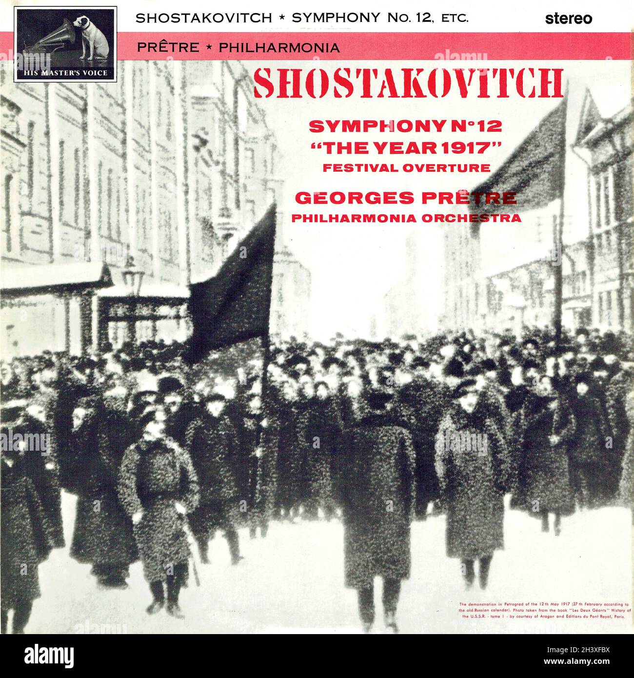 Shostakovich Symphony 12 - PrÃ©tre EMI HMV His Master's Voice 1 ...