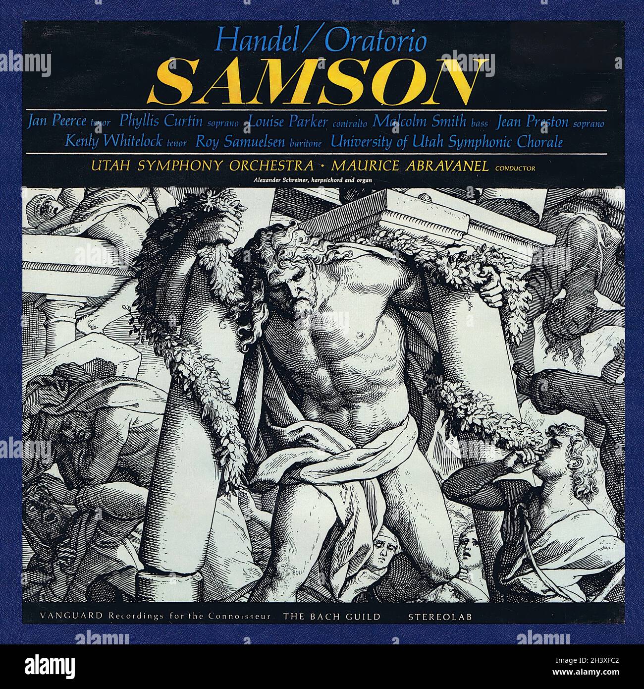 Handel Samson - Abravanel Vanguard R2R - Classical Music Vintage Vinyl ...