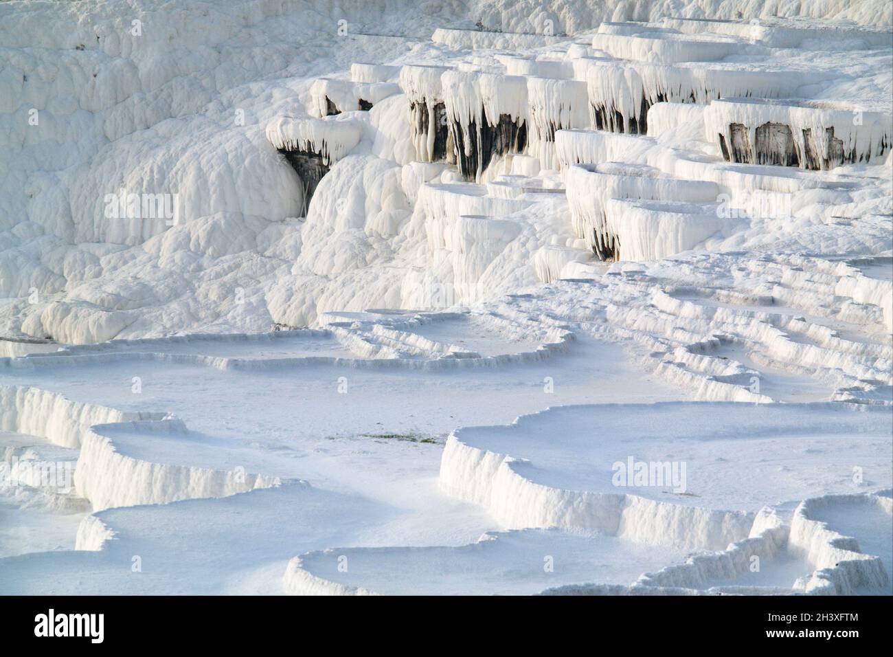 Famed "cotton castle" of Pamukkale, Turkey Stock Photo - Alamy