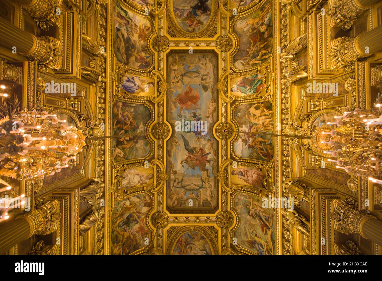 France, Paris, Opera Garnier, interior, Grand Foyer Stock Photo - Alamy