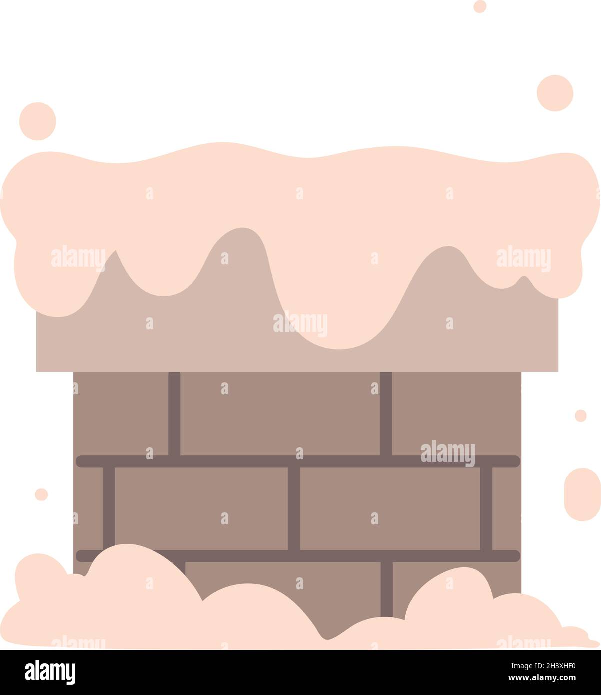 Chimney smoke cottage Cut Out Stock Images & Pictures - Alamy