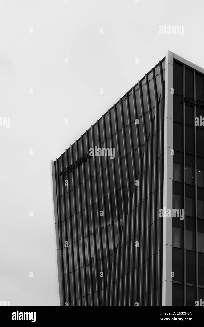 Light in a skyscraper Black and White Stock Photos & Images - Alamy