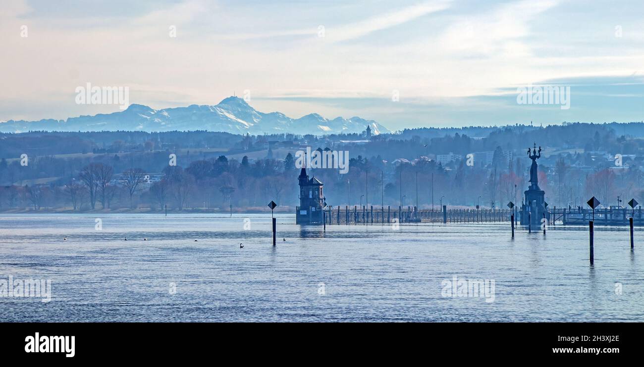 Harbour entrance Constance Stock Photo - Alamy